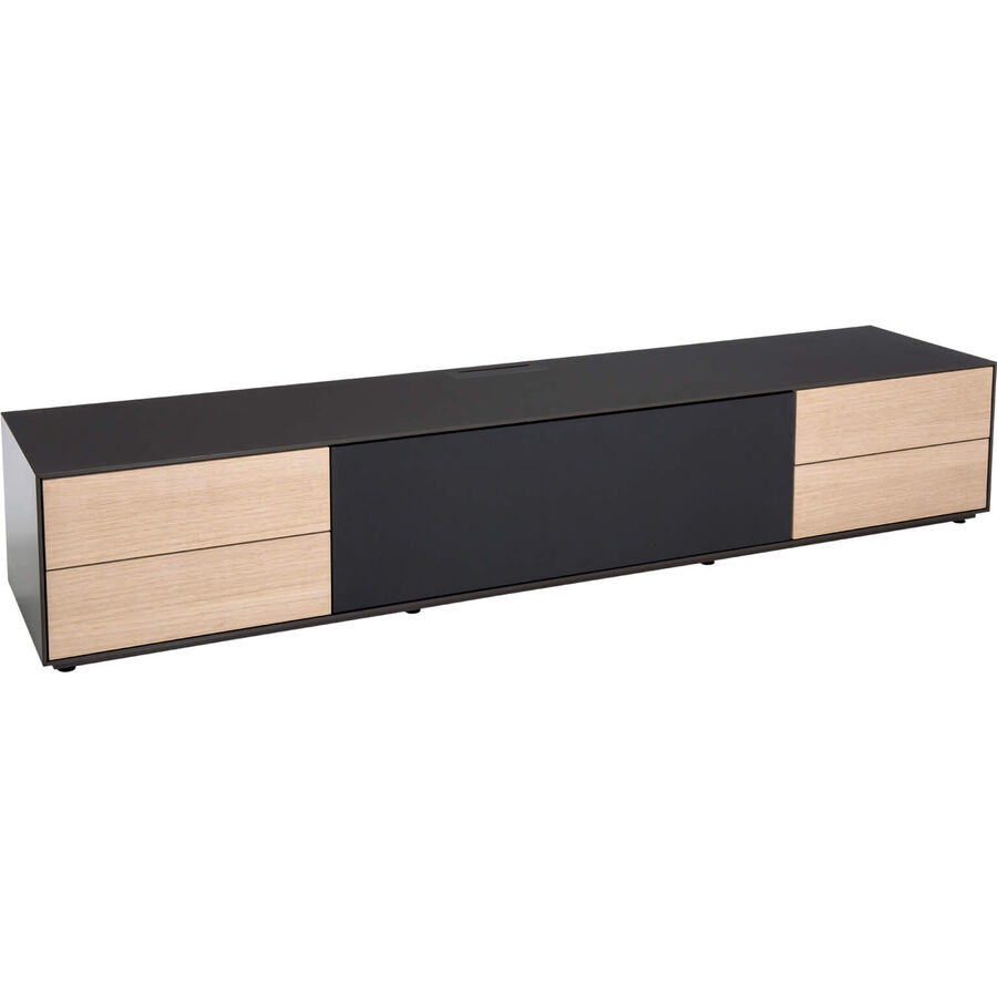 Meuble TV Mailand Bois L 203 P 44 H 39 cm| LIVIQUE