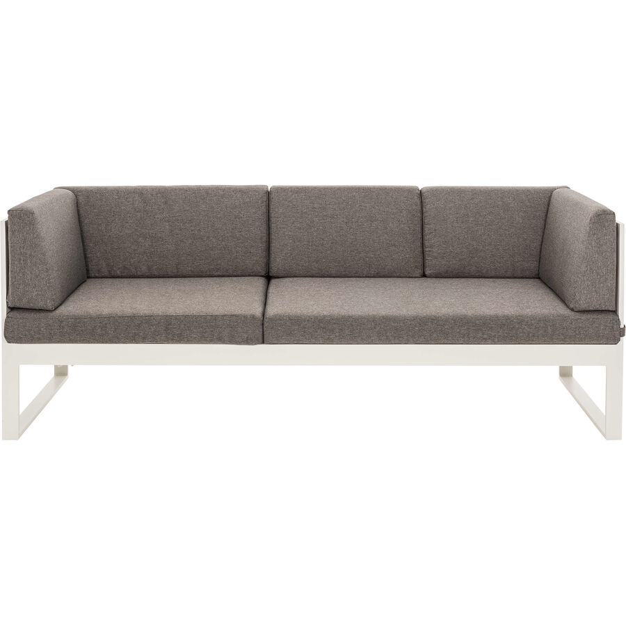 lounge Ibiza alluminio Bianco L 192 P 69 A 72 cm| LIVIQUE