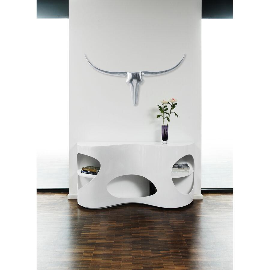 sideboard Brick bois Blanc L 150 P 40 H 75 cm| LIVIQUE