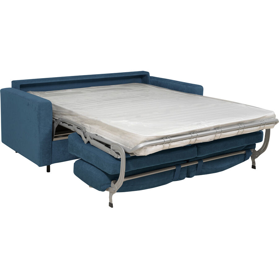 Sofa Kurt Polyester Dunkelblau B 188 T 98 H 90 cm| LIVIQUE