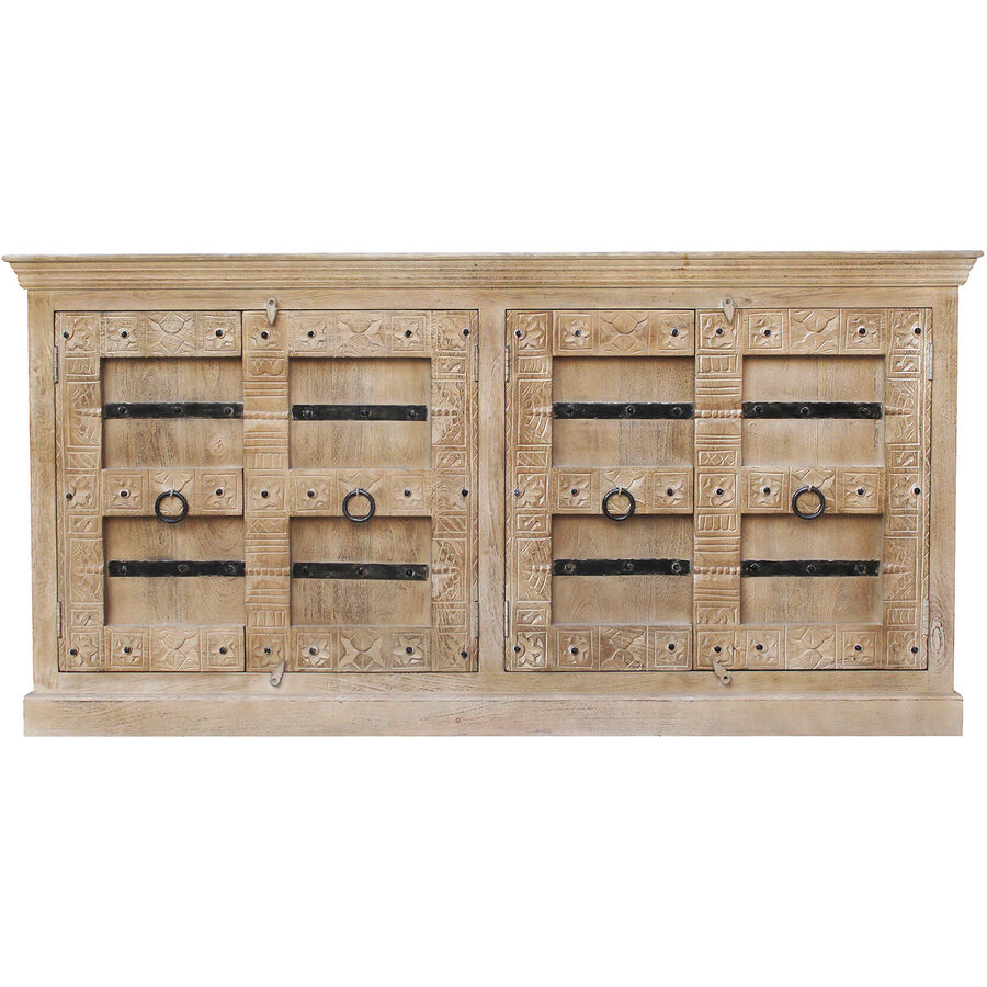 sideboard Anela Mangue Natur L 180 P 45 H 90 cm| LIVIQUE
