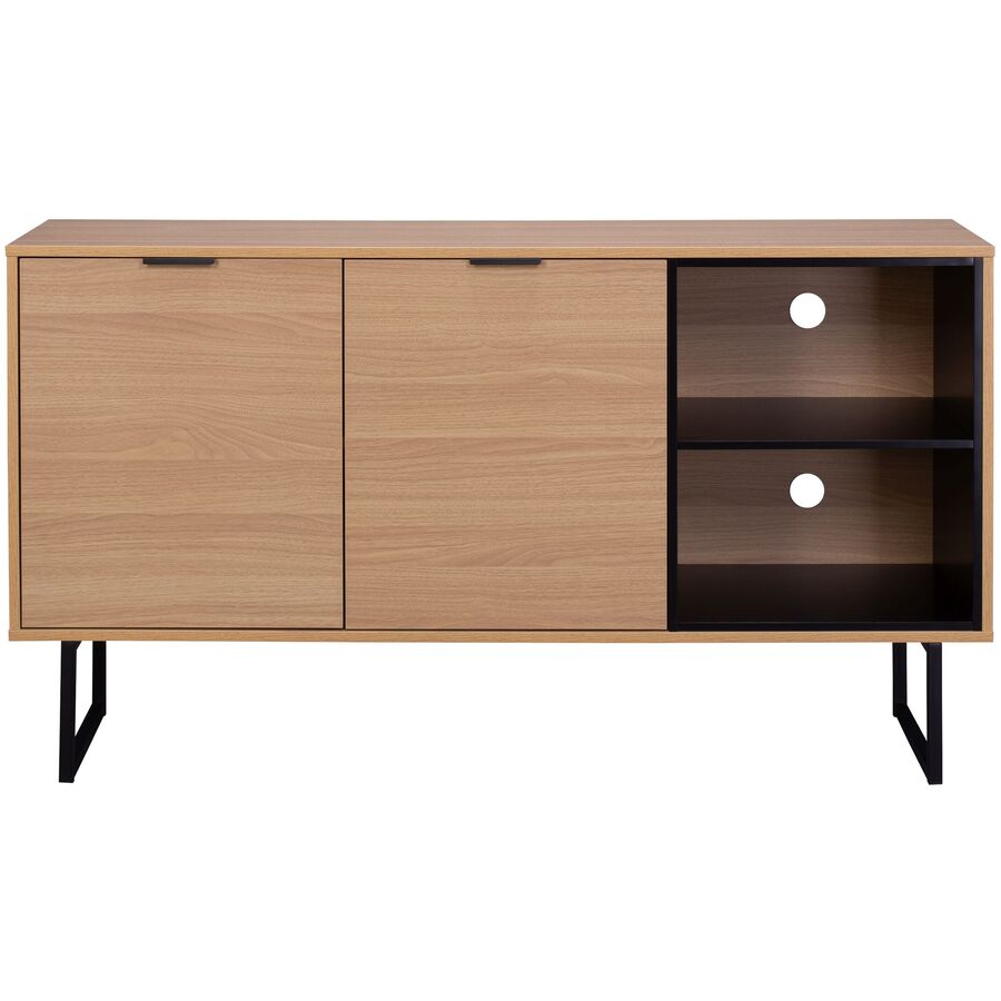 Sideboard Gaia Mdf Décor chêne L 140 P 39 H 76 cm| LIVIQUE